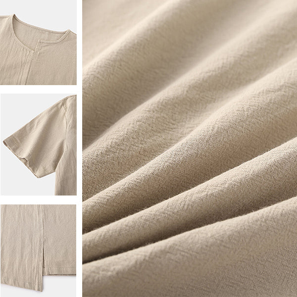 Organic Linen T-Shirt For Men – Ecoooc